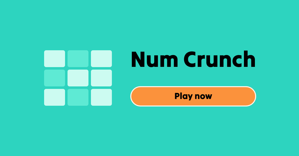 Num Crunch | Not a daily number game